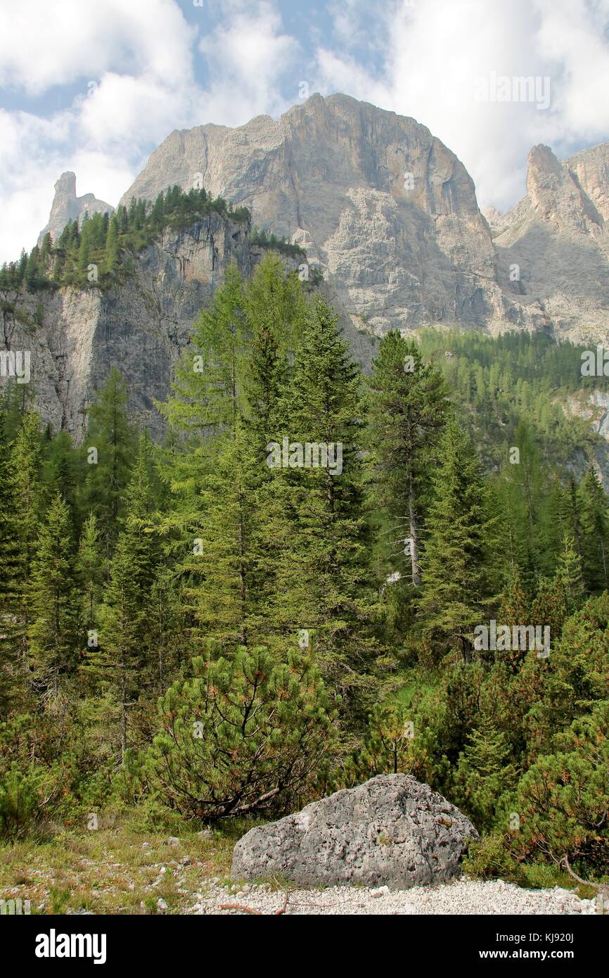 Landscape of Dolomites mountain in Sud Tyrol, Italy Stock Photo - Alamy