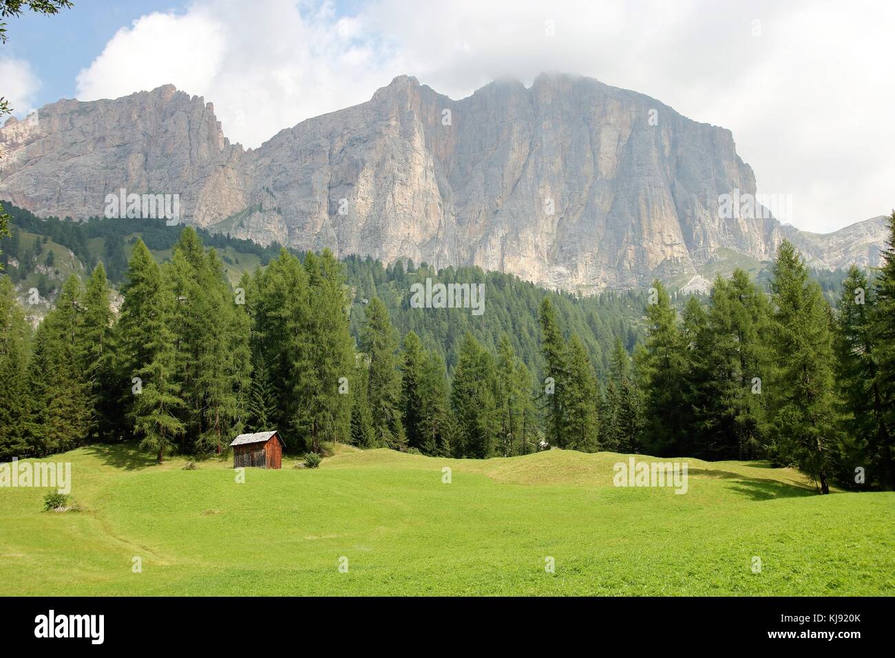 Landscape of Dolomites mountain in Sud Tyrol, Italy Stock Photo - Alamy