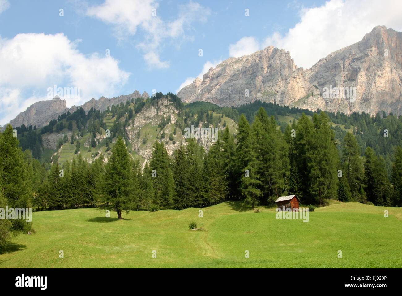 Landscape of Dolomites mountain in Sud Tyrol, Italy Stock Photo - Alamy