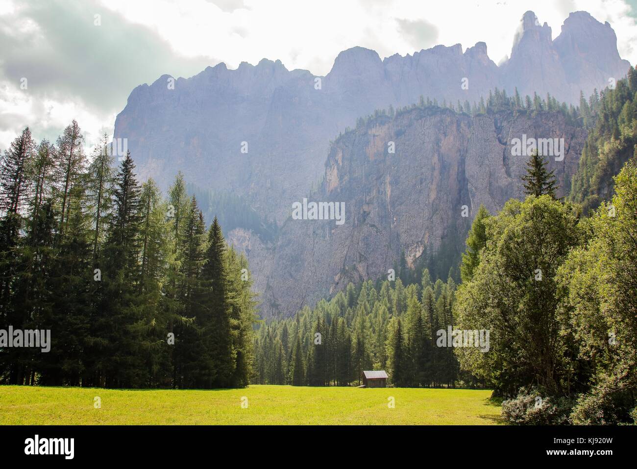 Landscape of Dolomites mountain in Sud Tyrol, Italy Stock Photo - Alamy