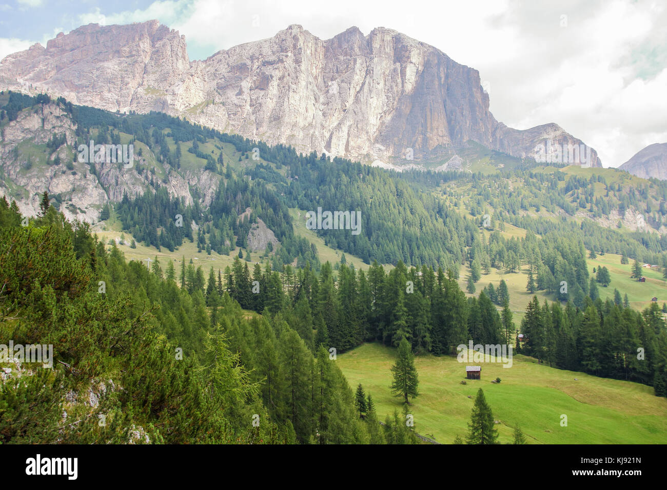Landscape of Dolomites mountain in Sud Tyrol, Italy Stock Photo - Alamy