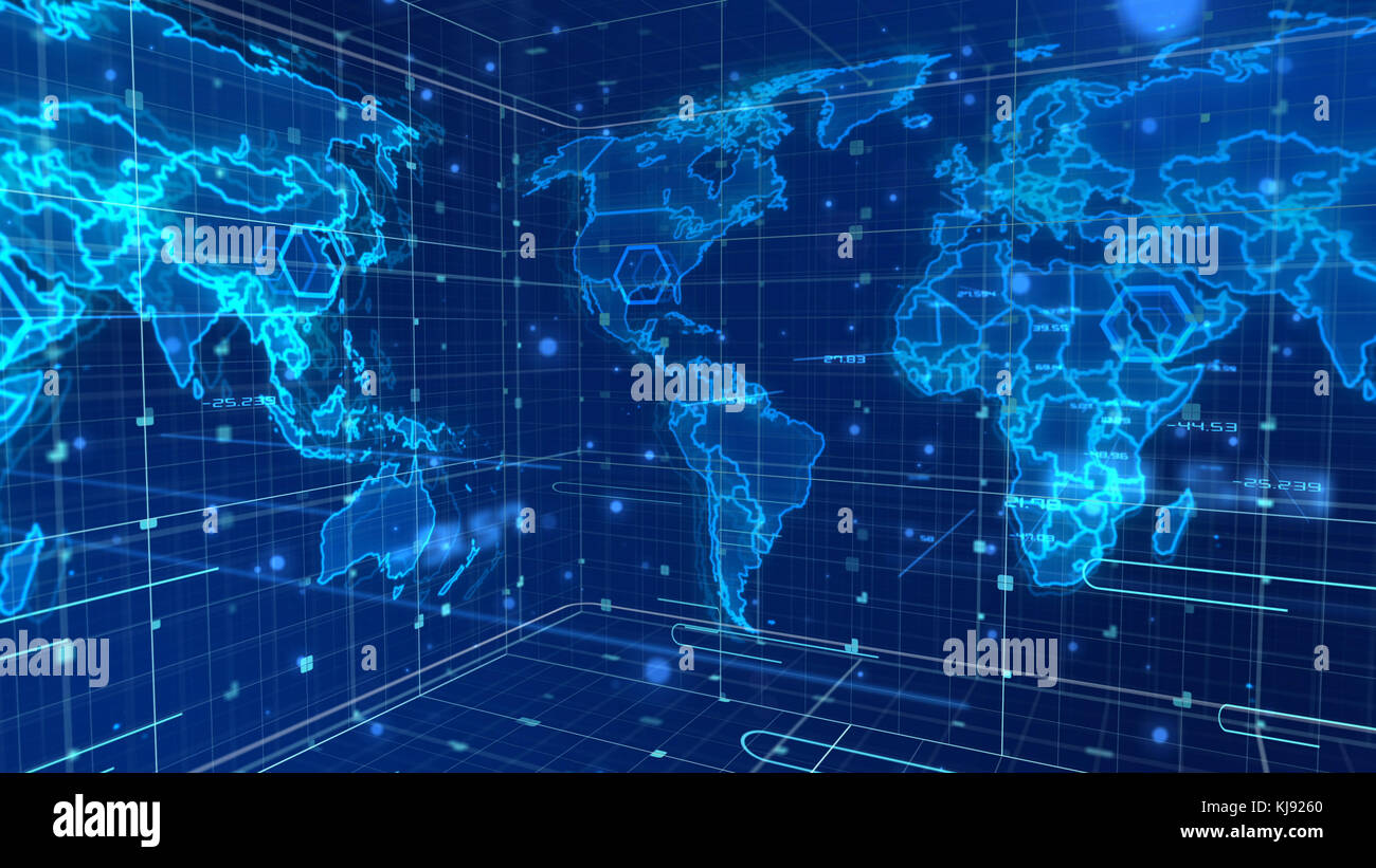 Maps Digital Art World Physical Modern World Map Digital Map Print