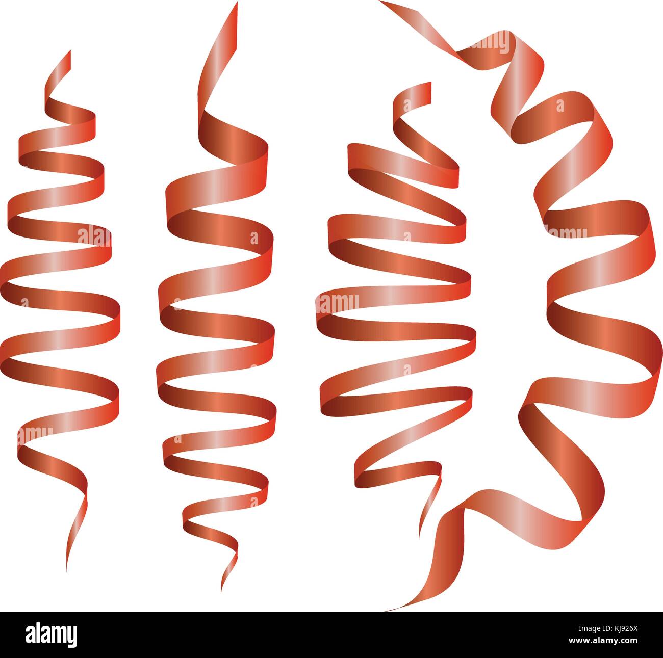 Colorful red Paper Streamers Background. Carnival Party Serpenti Stock ...