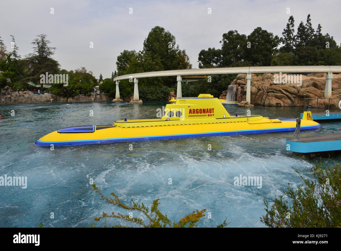 Submarine ride at Disneyland Stock Photo - Alamy
