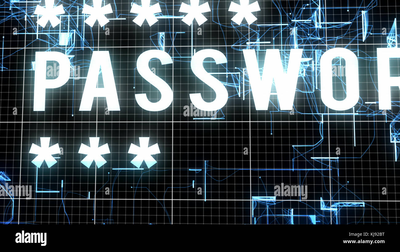 A striking 3d illustration of a white login command with eight five ...