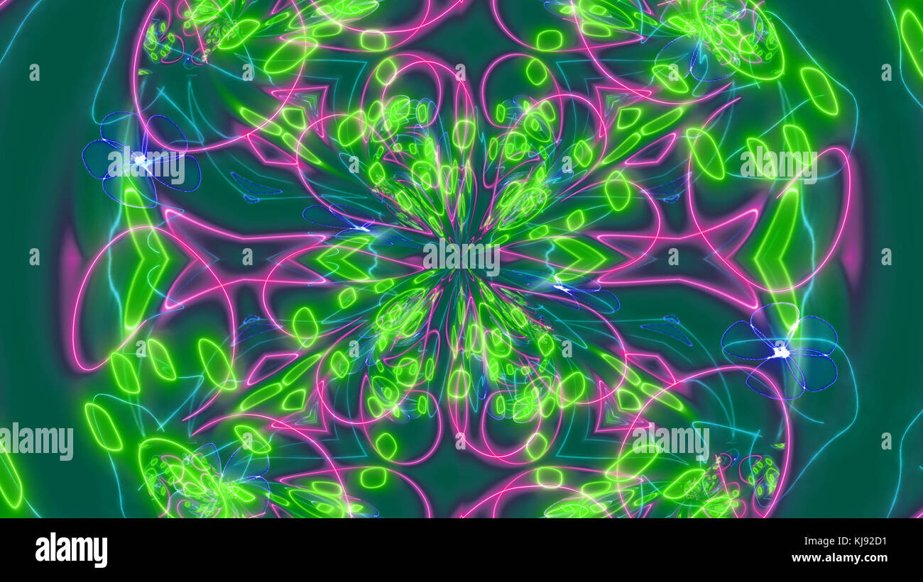 An exciting 3d illustration of colorful and multi shaped figures with ...