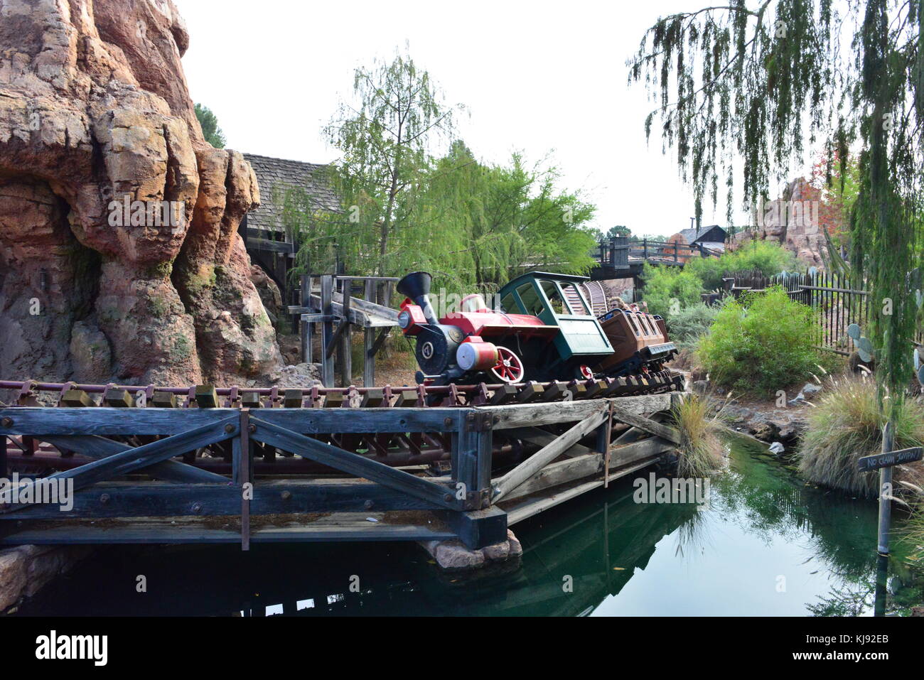 A roller coaster train ride Stock Photo - Alamy