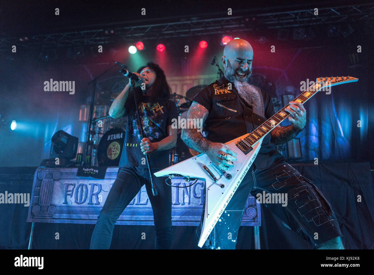 Denmark, Copenhagen - March 6, 2017. The American thrash metal band ...