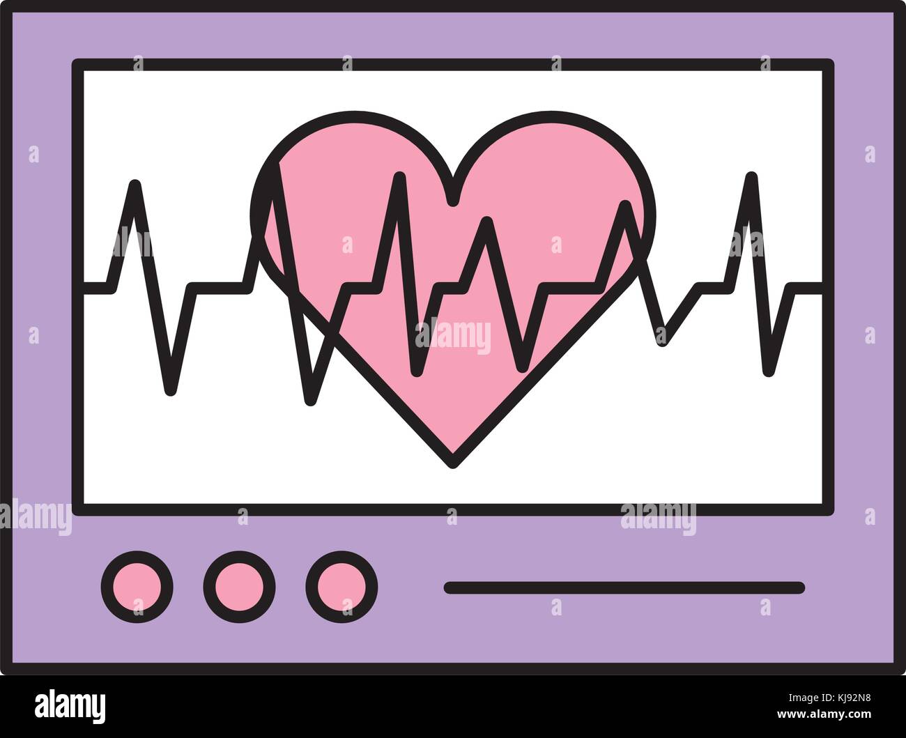 Ecg reading Stock Vector Images - Alamy