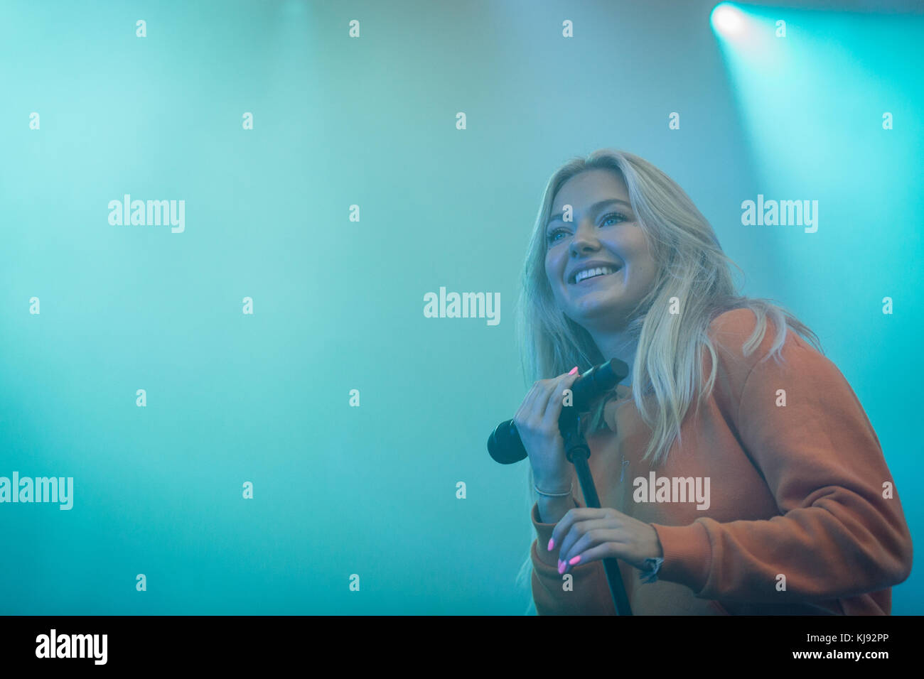 Denmark, Copenhagen - July 21, 2017. The Norwegian singer, songwriter ...