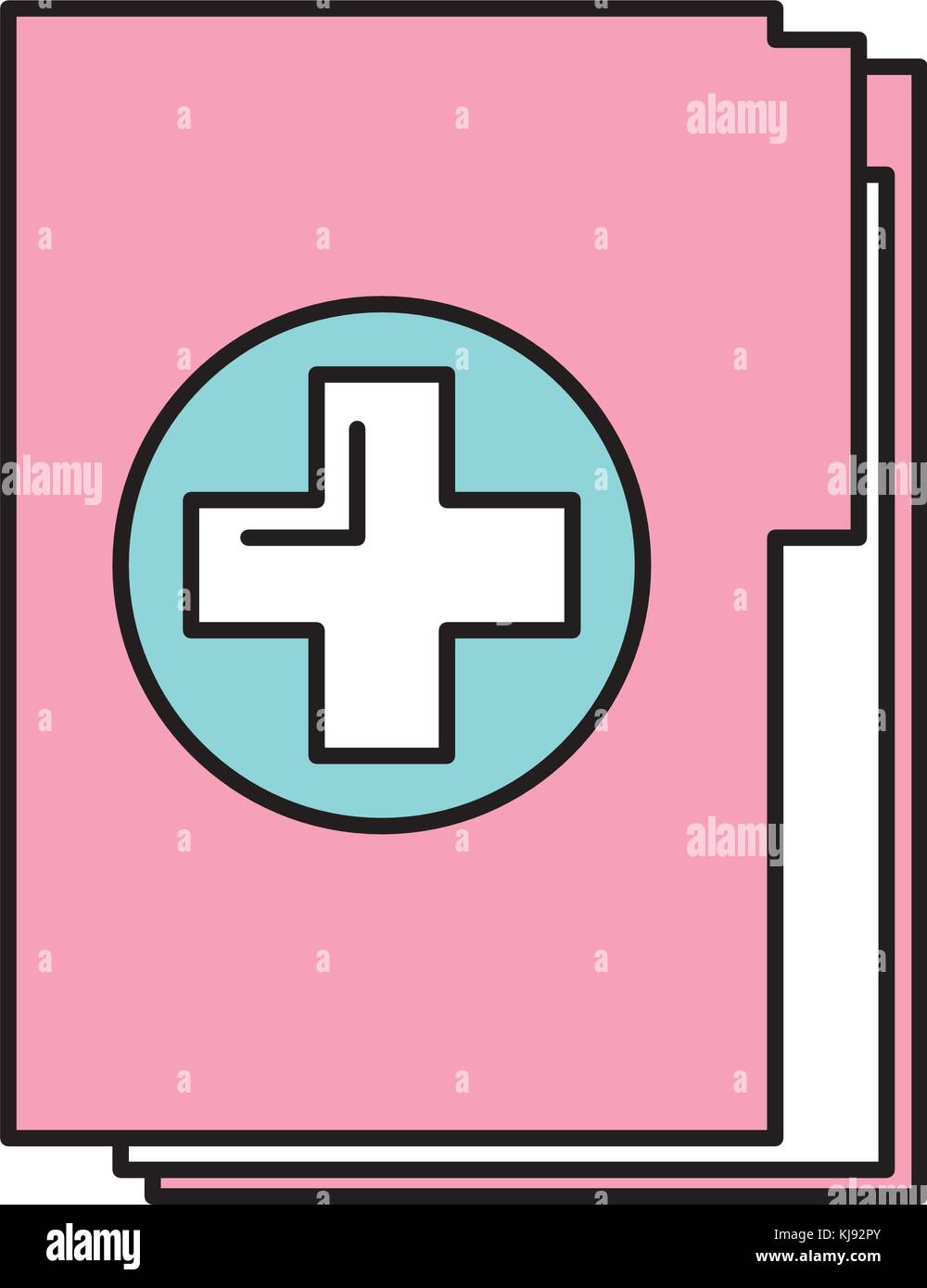 medical health record folder for wellness Stock Vector Image & Art - Alamy