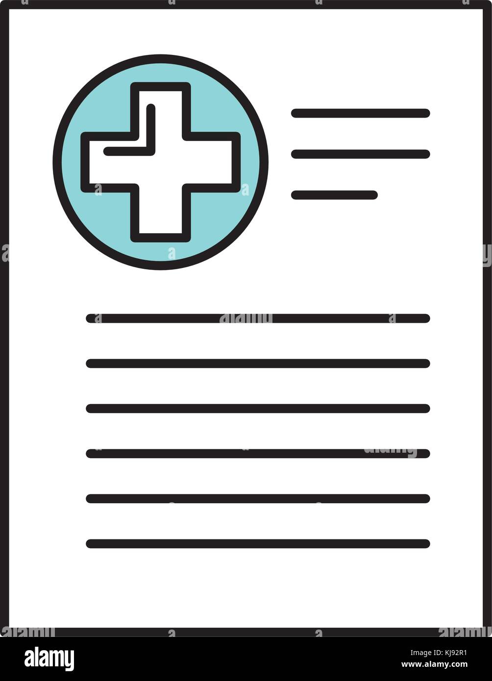 patient file icon medical report analysis diagnosis symbol Stock Vector ...