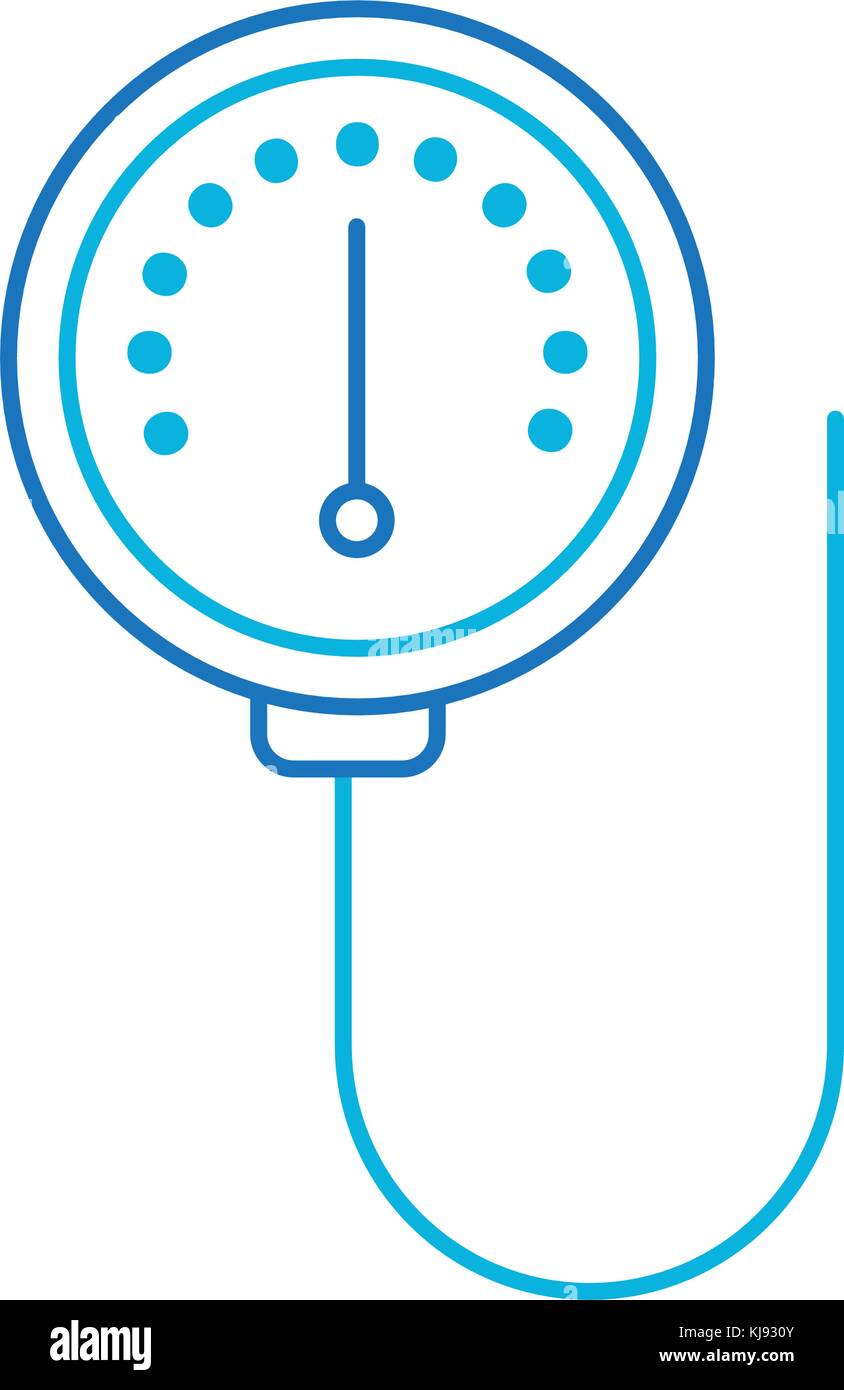 scale of meter device manometer pressure gauge Stock Vector Image & Art ...