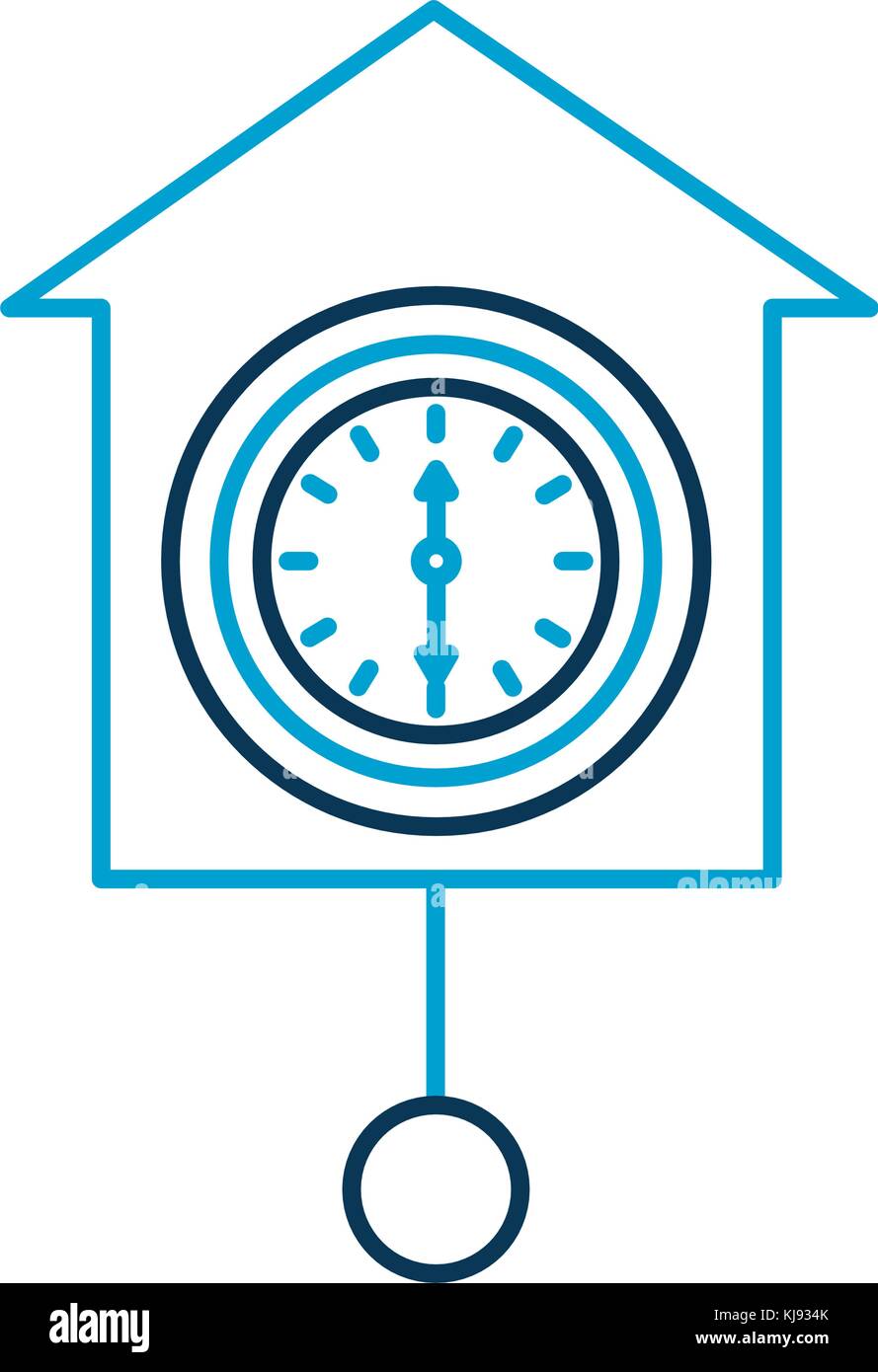 wall clock icon object time concept Stock Vector Image & Art - Alamy