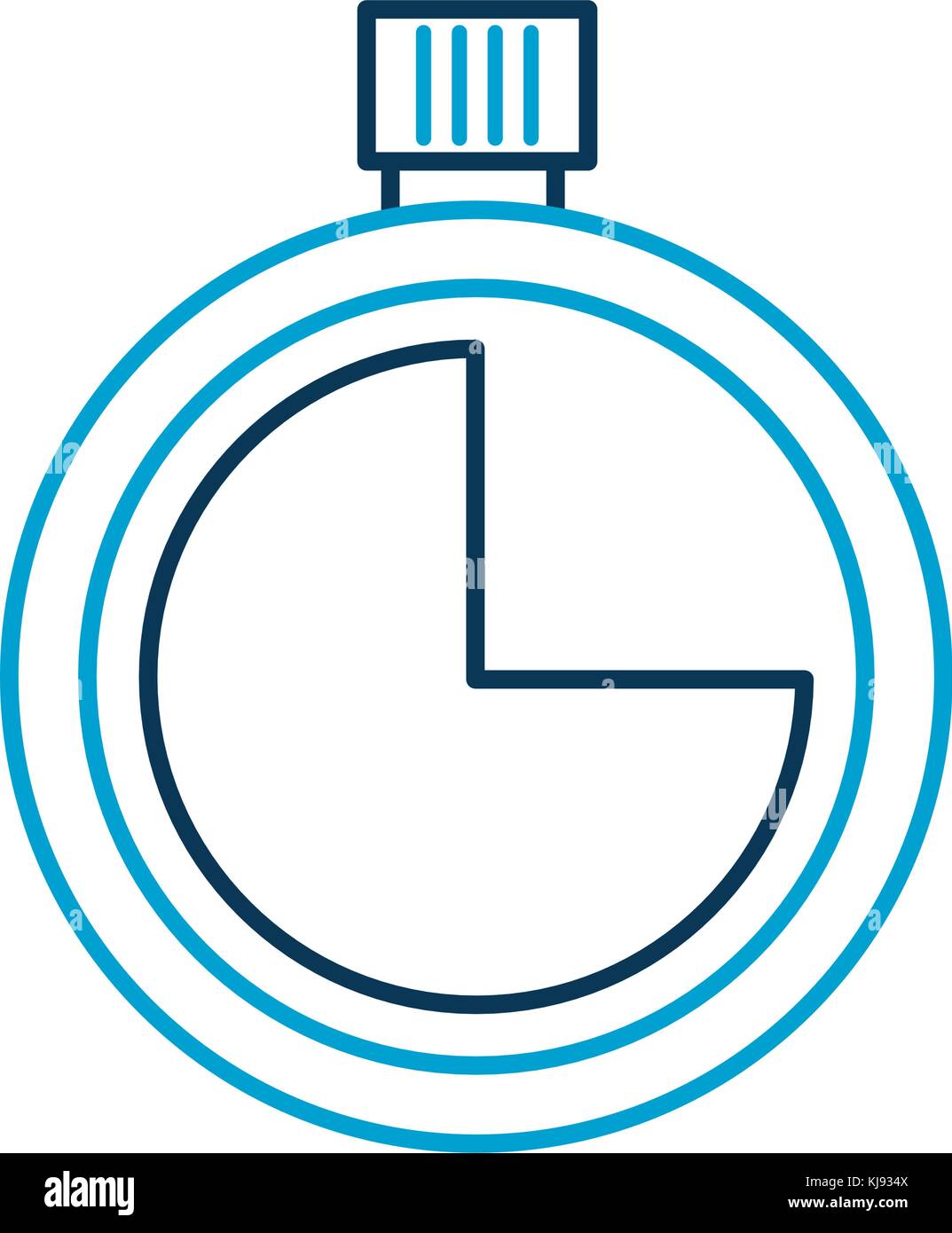 stopwatch timer second time concept Stock Vector Image & Art - Alamy