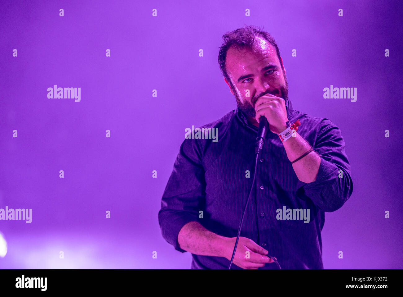 Denmark, Roskilde - June 29, 2017. The American synthpop band Future ...
