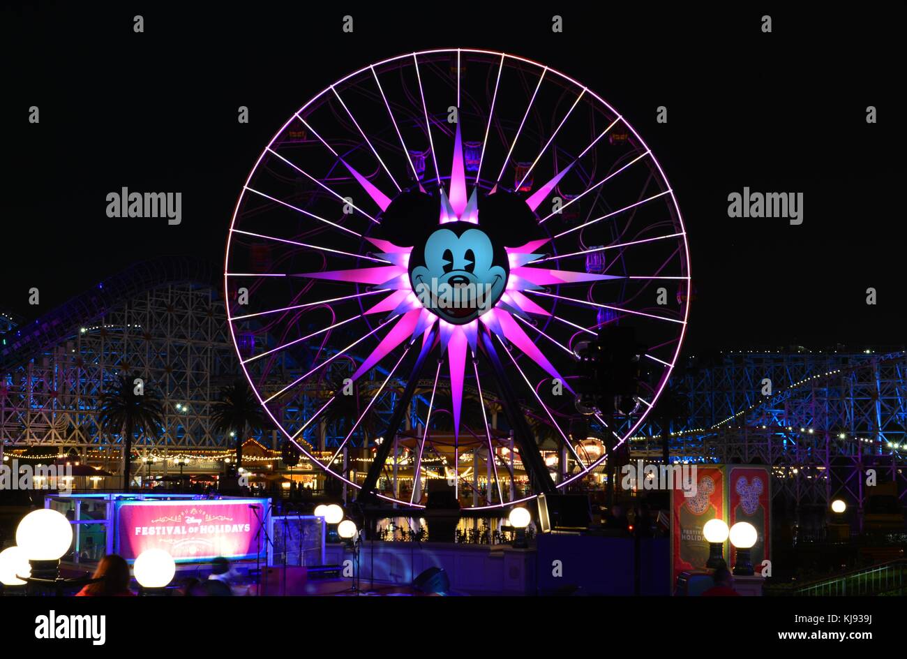 MIckeys wheel at Disneyland Stock Photo - Alamy