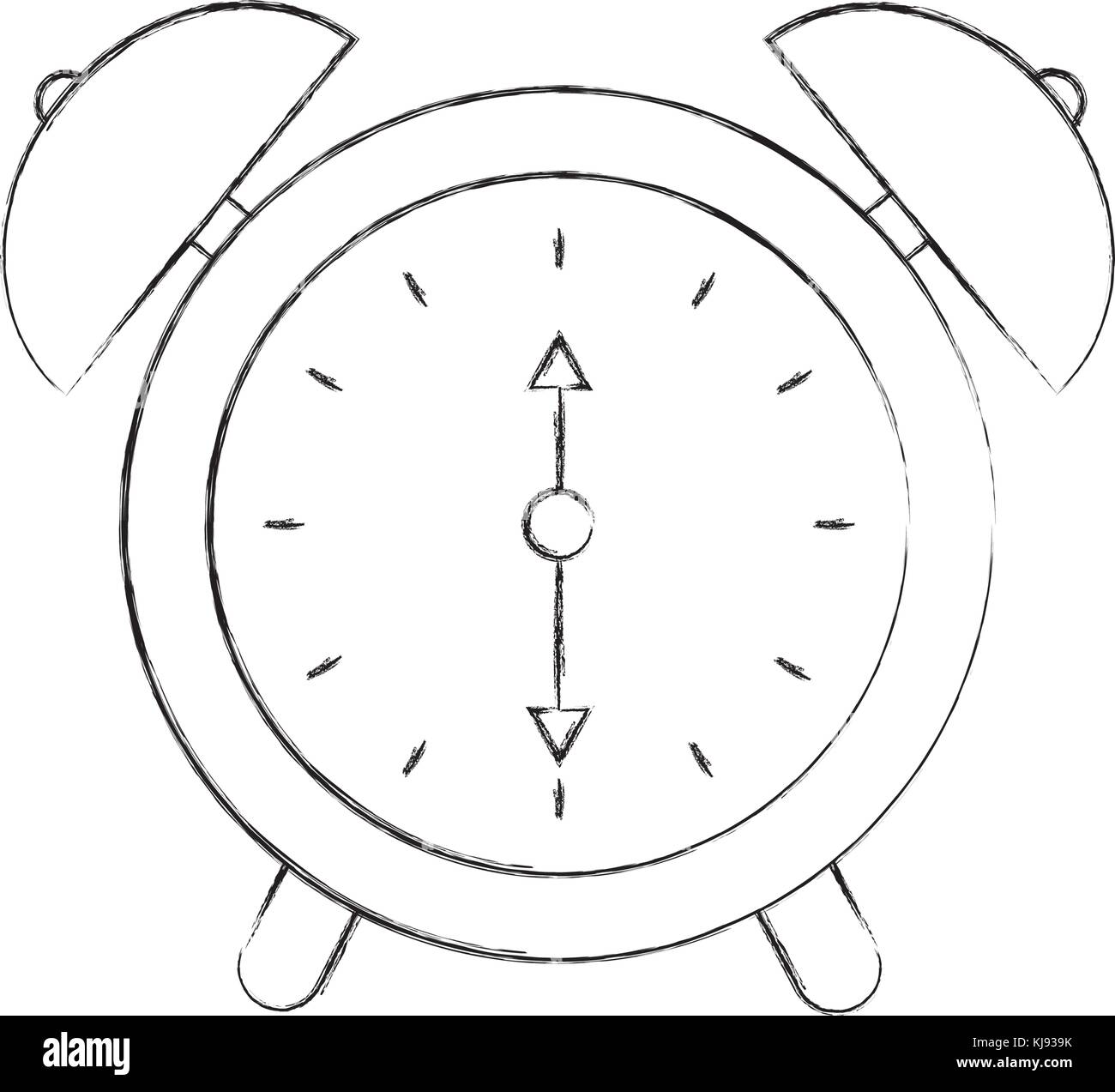 alarm clock time alert bell hour concept Stock Vector Image & Art - Alamy