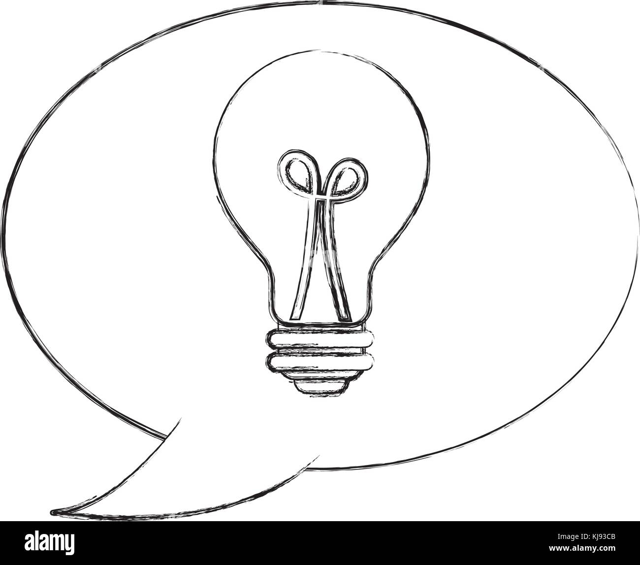 Creative thinking bubble Black and White Stock Photos & Images - Alamy