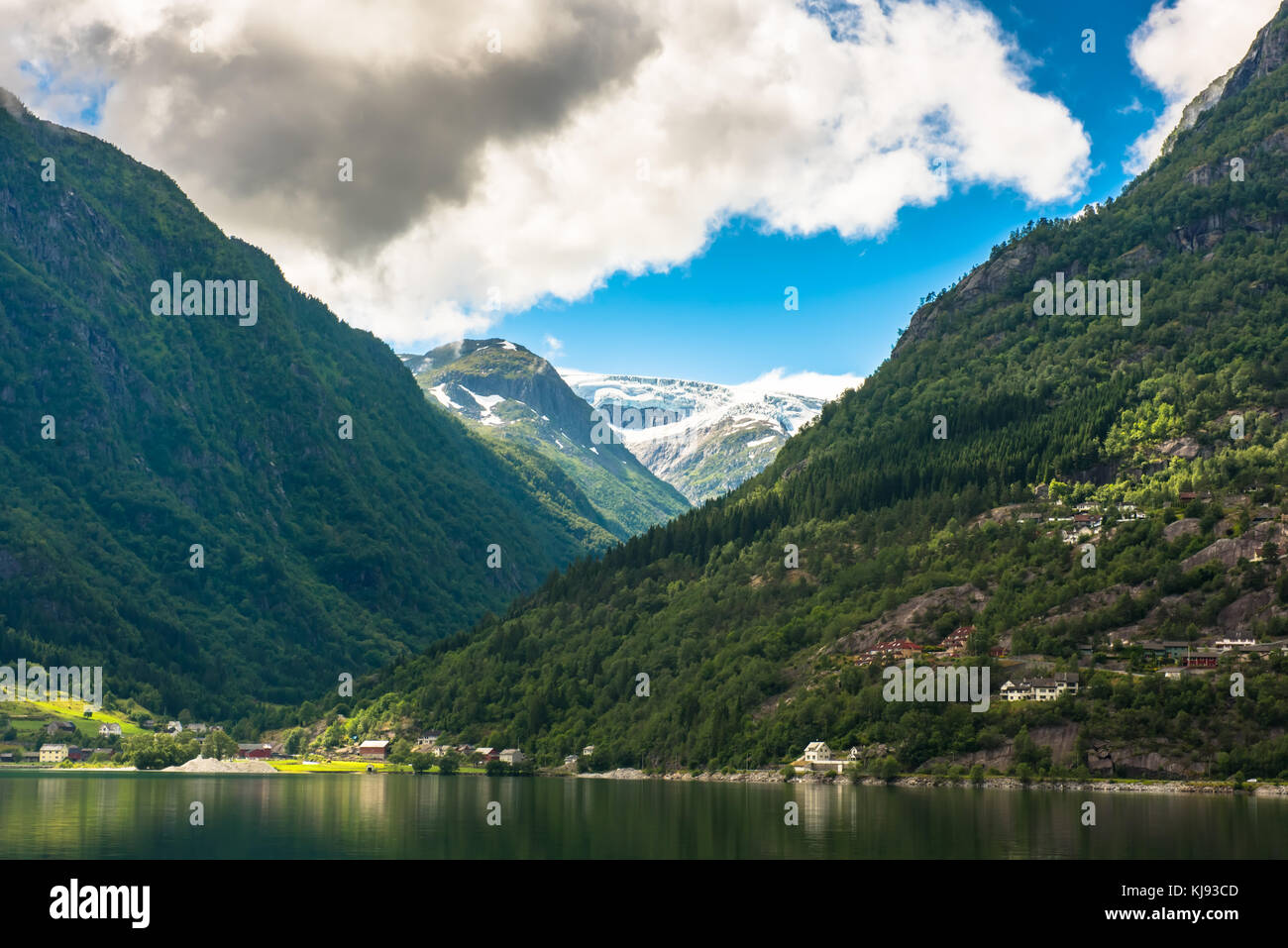 Hardanger Fjord Norway landscape Stock Photo - Alamy