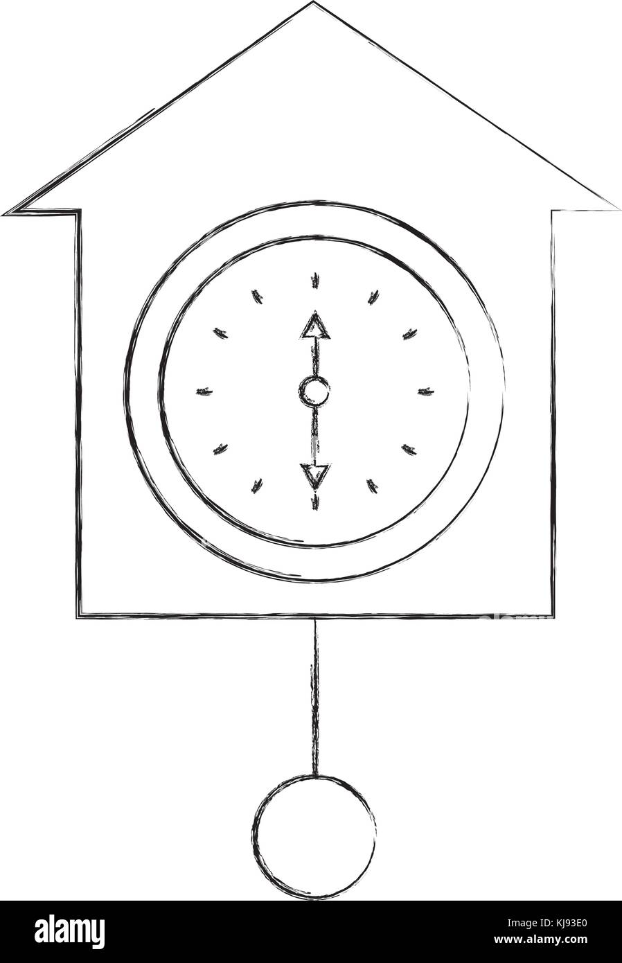 wall clock icon object time concept Stock Vector Image & Art - Alamy