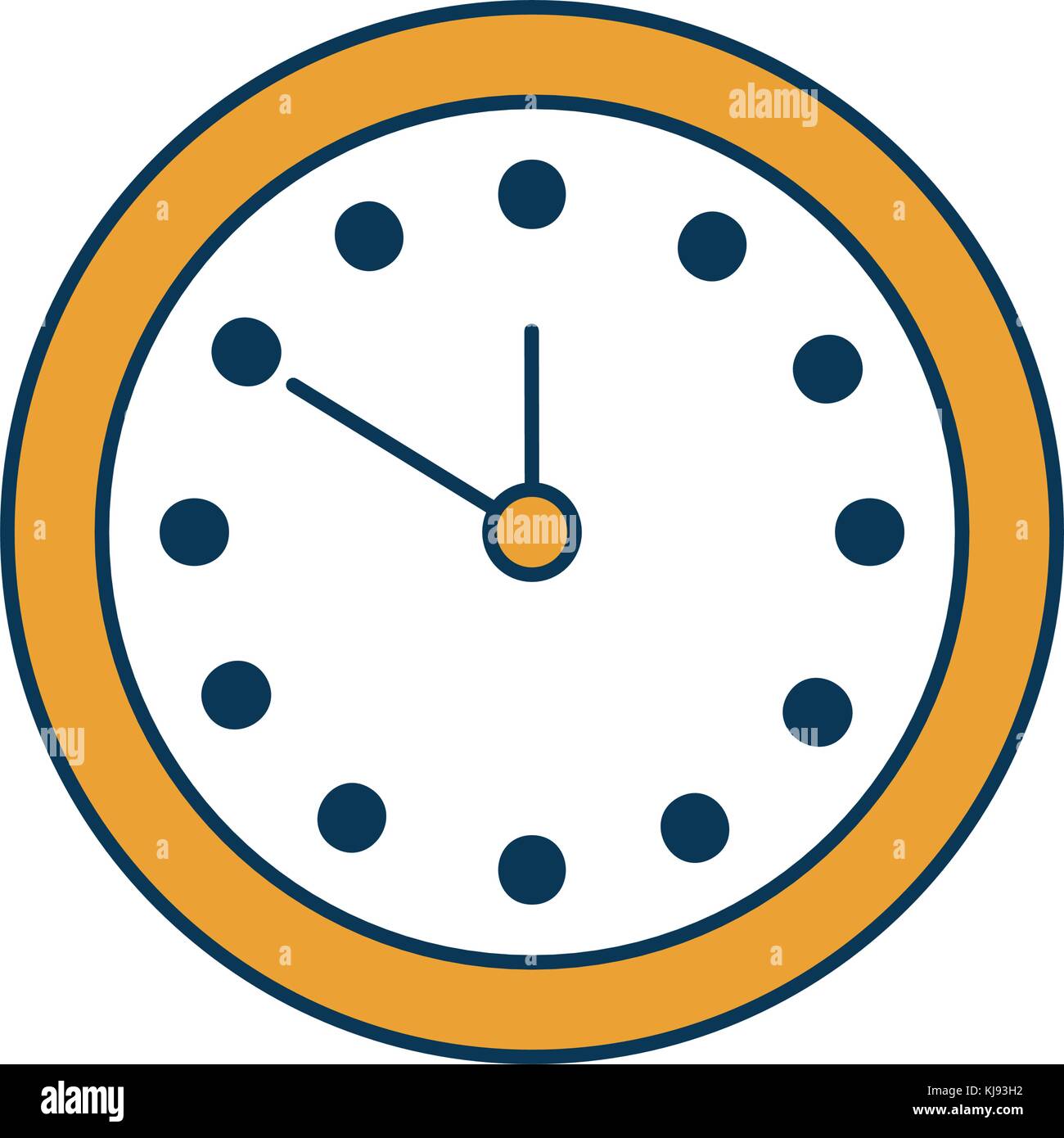 round clock time minute day timer Stock Vector Image & Art - Alamy