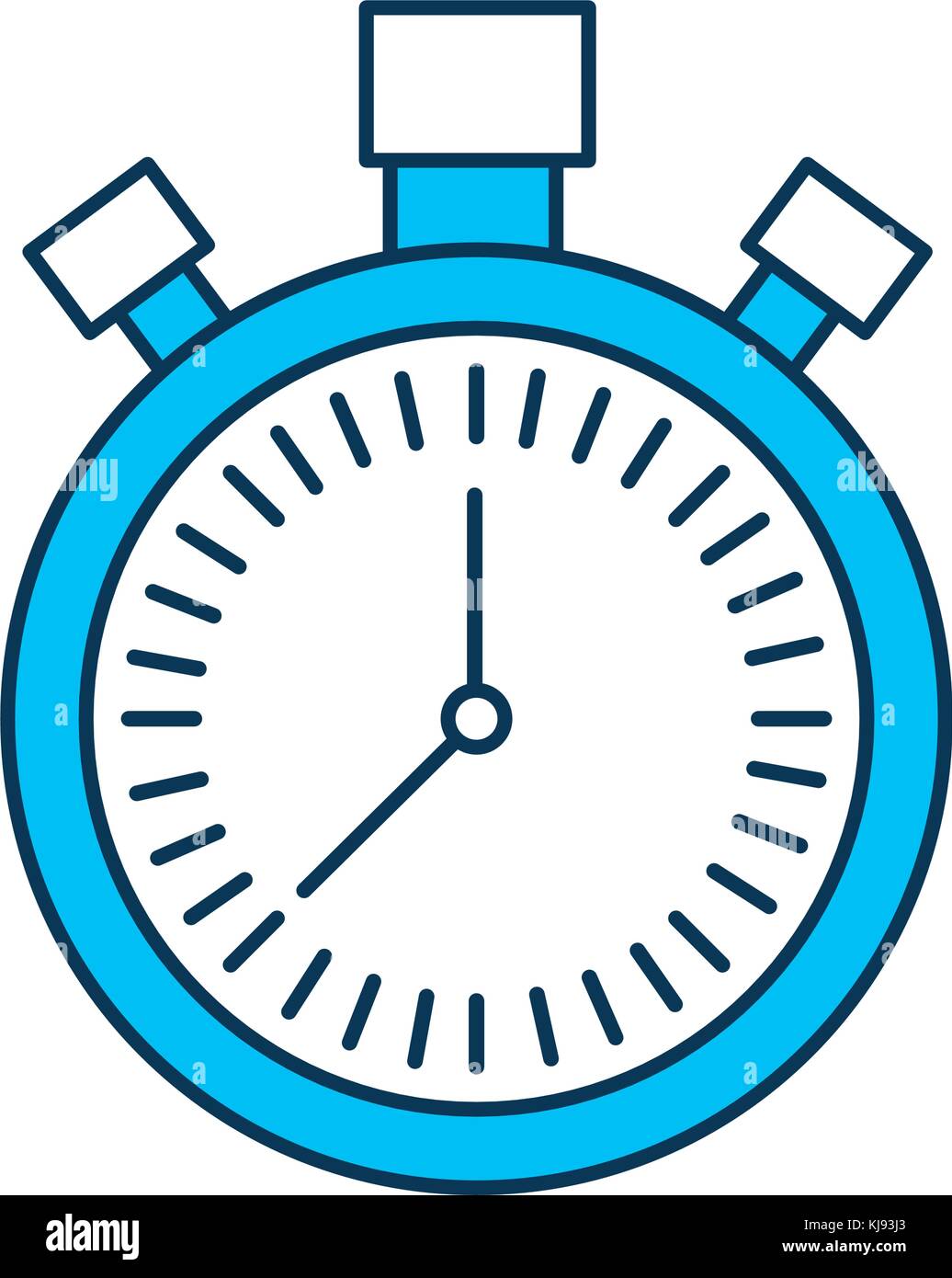 chronometer countdown speed timer object icon Stock Vector Image & Art ...