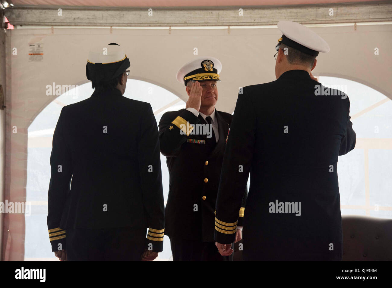 NORFOLK, Va., (Nov. 9, 2017) Cmdr. Janet H. Days, left, relieves Cmdr ...