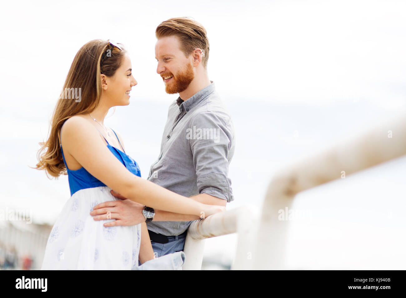 Beautiful happy couple Stock Photo - Alamy