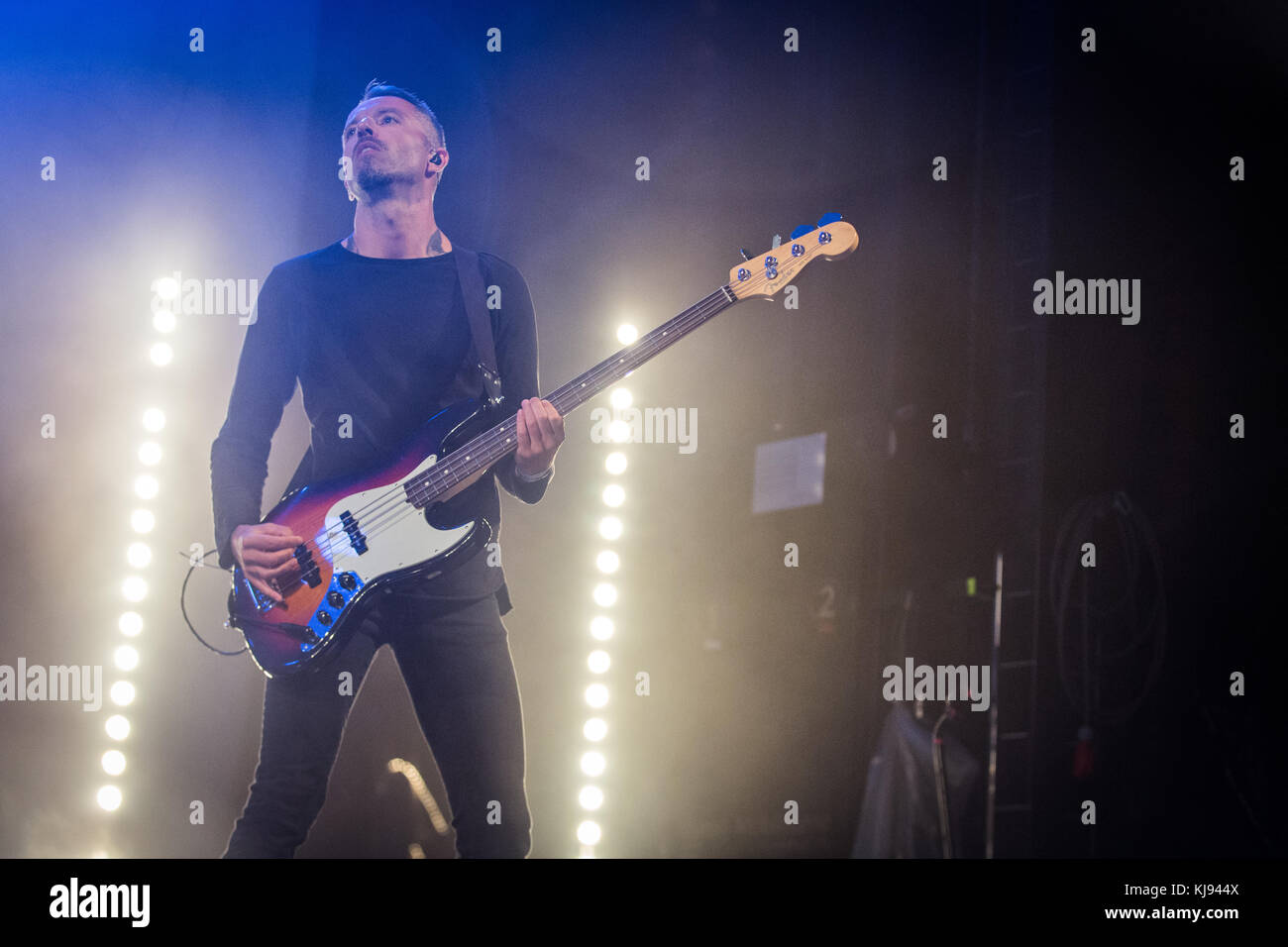 Denmark, Tisvildeleje – July 20, 2017. The Danish rock band Mew ...