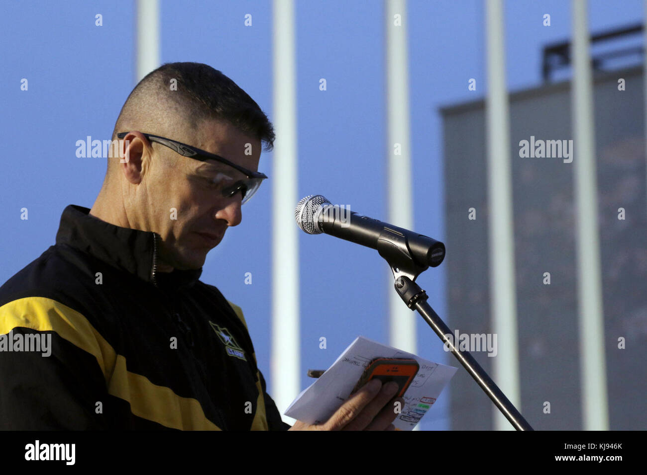 BAGRAM AIRFIELD, Afghanistan - Command Sgt. Maj. Daniel Hendrex, senior ...