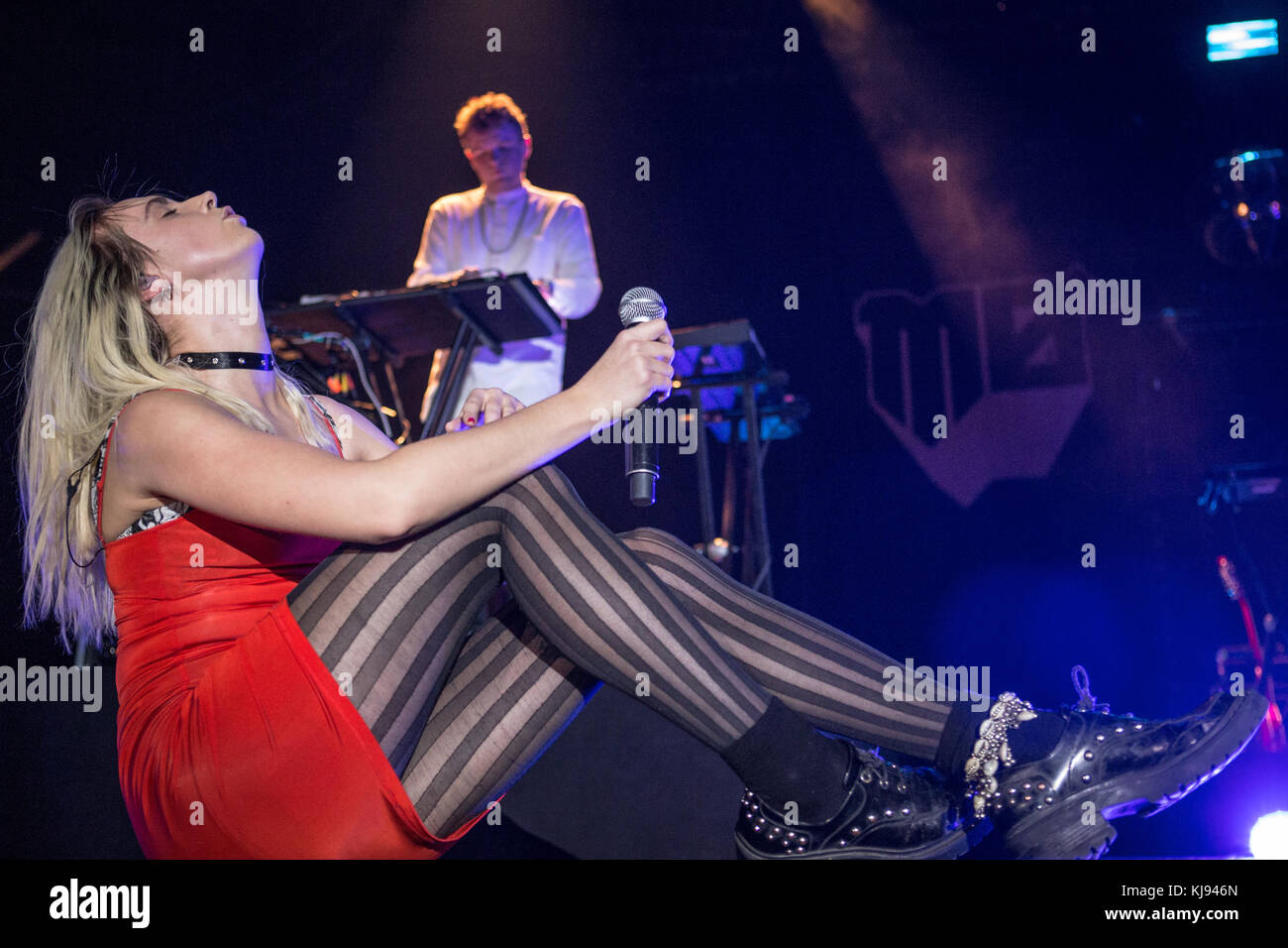 Denmark, Copenhagen - October 28, 2016. The Danish singer, songwriter ...
