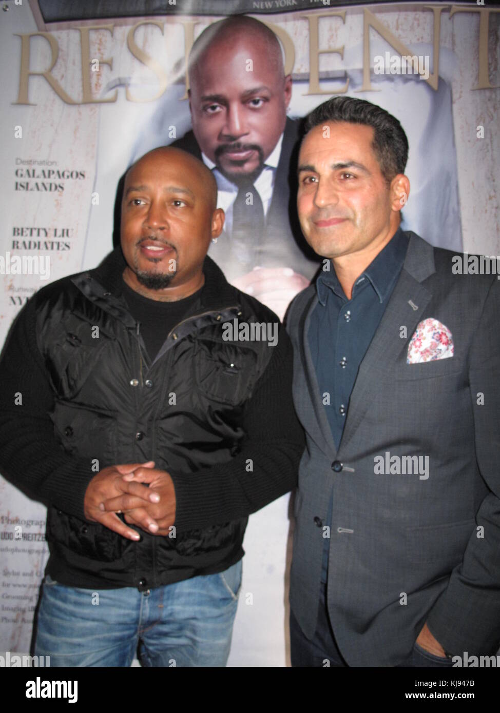 Resident Magazine party for cover star Daymond John, in New York City ...