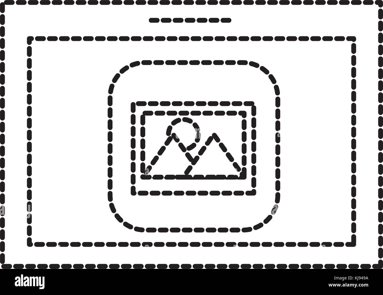 table and picture digital application internet Stock Vector Image & Art ...