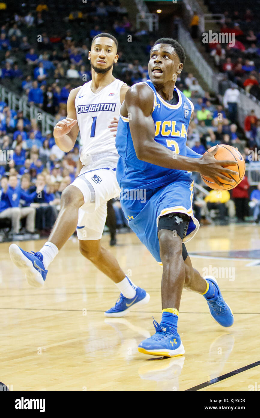 Kansas City, MO. U.S. 20th Nov, 2017. UCLA Bruins guard Aaron Holiday ...