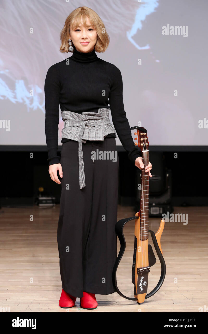 22nd Nov, 2017. S. Korean singer Kim Bo-kyung South Korean singer Kim ...