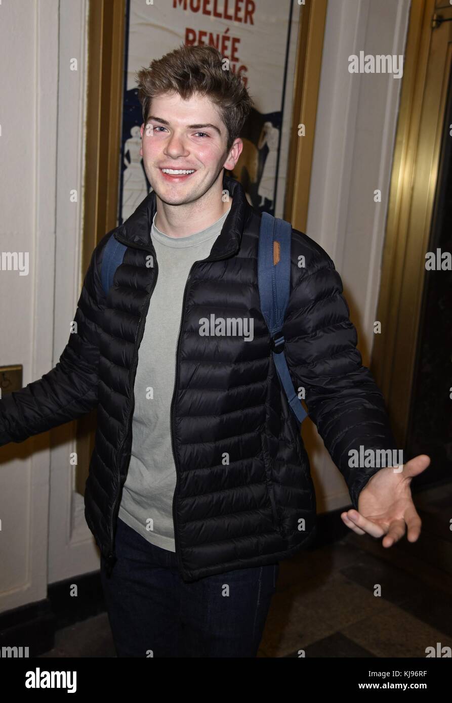 New York, NY, USA. 21st Nov, 2017. Colton Ryan Photo Call for Noah ...
