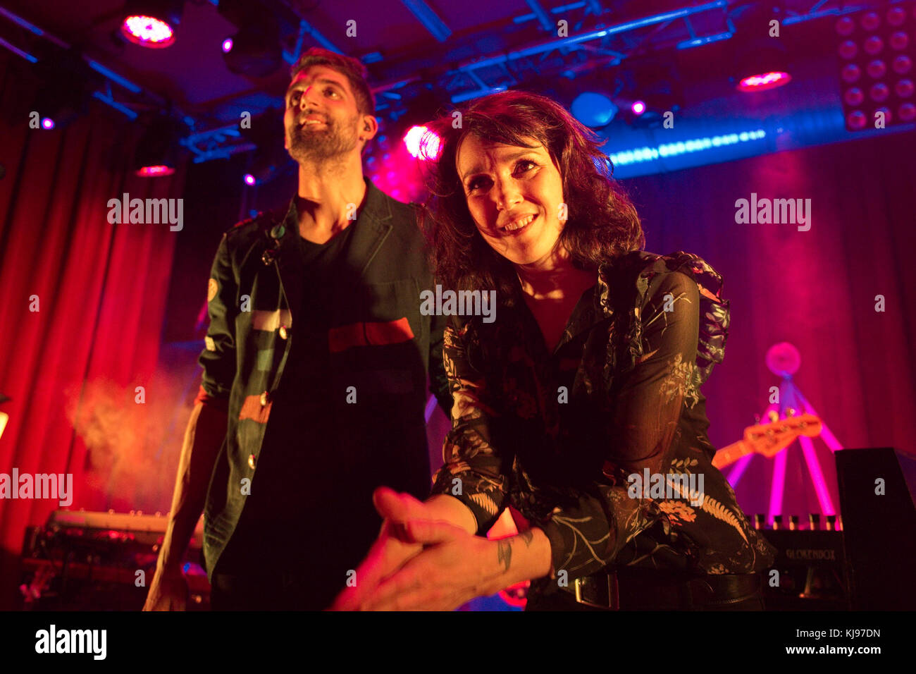 Berlin, Germany. 21st Nov, 2017. Leonard Gogniat and Sophie Burande of ...