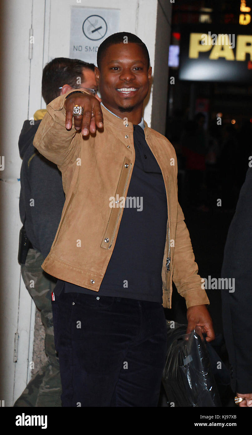 NEW YORK, NY November 21: Jason Mitchell at TRL promoting his new movie ...
