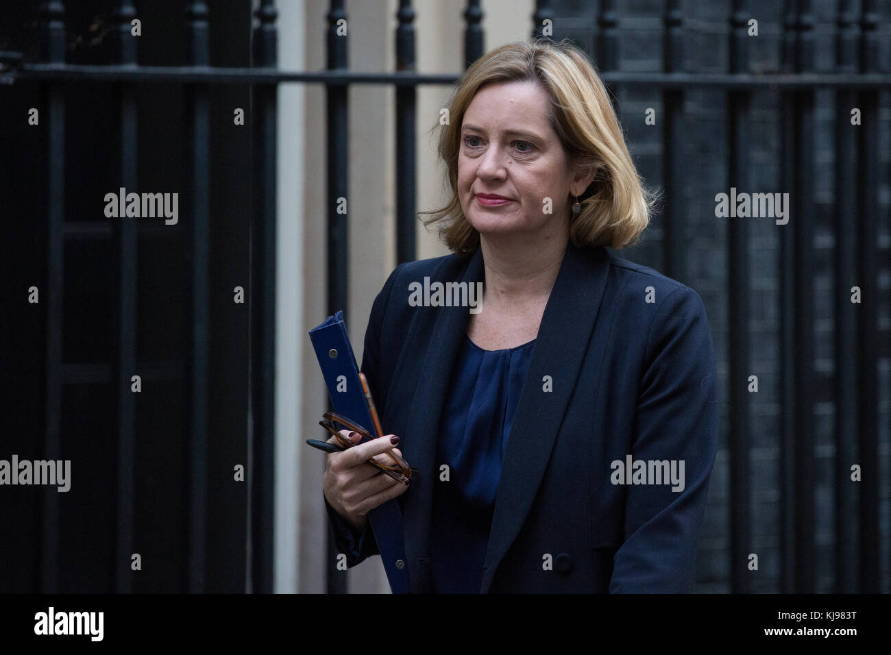 London, UK. 22nd November, 2017. Amber Rudd MP, Secretary of State for ...