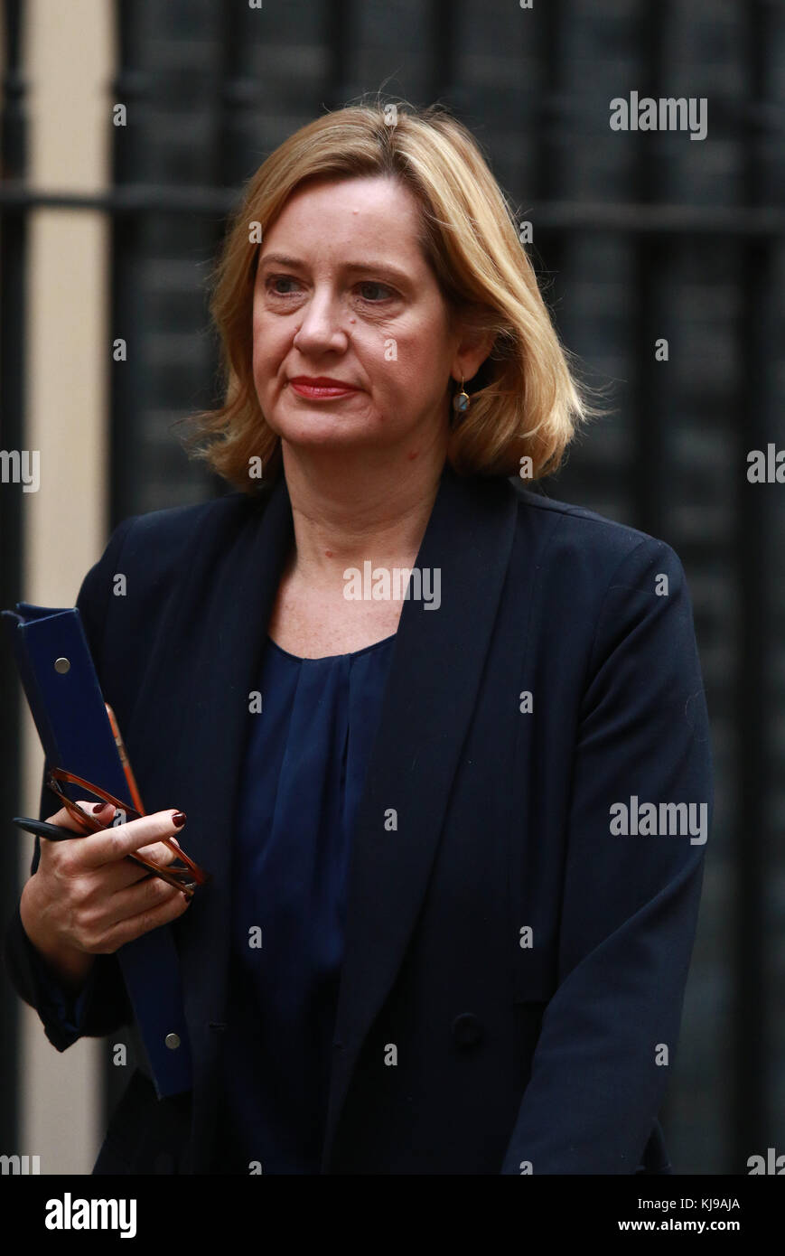 London, UK. 22nd Nov, 2017. Amber Rudd, Home Secretary, on Budget Day ...