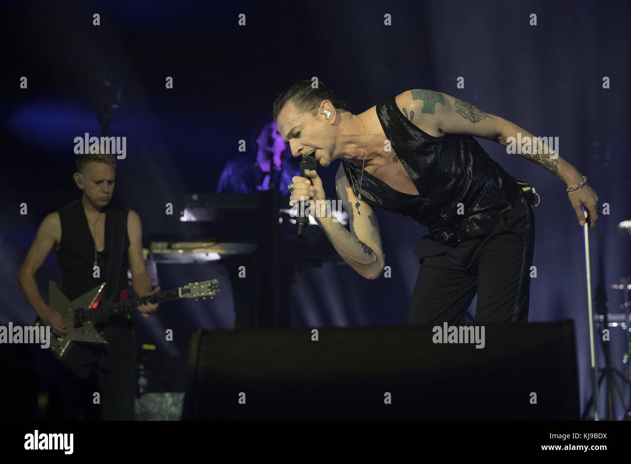 London, UK. 22nd Nov, 2017. Dave Gahan and Martin Gore of Depeche Mode ...