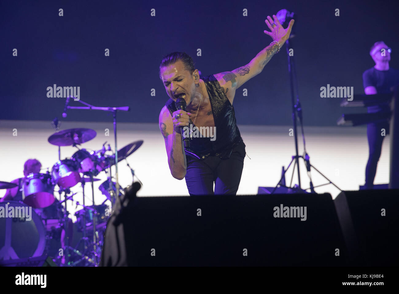 London, UK. 22nd Nov, 2017. Andy Fletcher and Dave Gahan of Depeche ...
