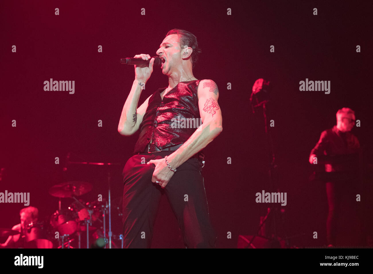 London, UK. 22nd Nov, 2017. Andy Fletcher and Dave Gahan of Depeche ...