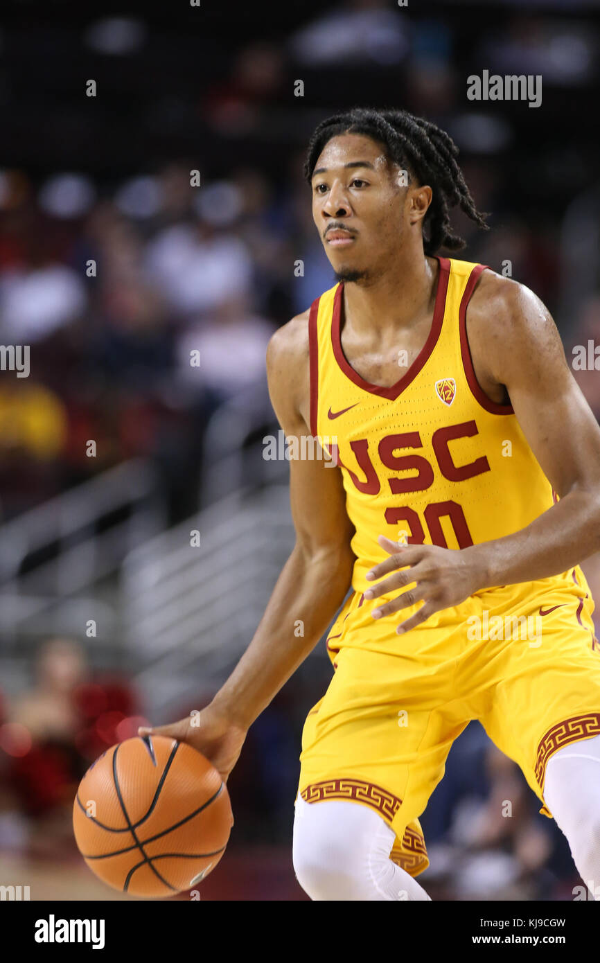 Los Angeles, CA, USA. 22nd Nov, 2017. USC Trojans guard Elijah Stewart ...