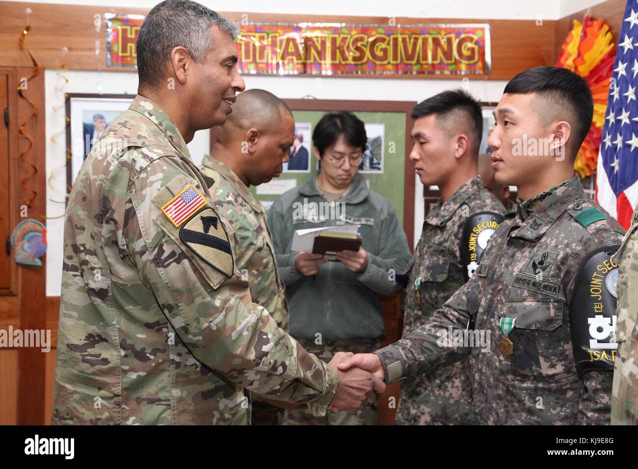 Paju, South Korea. 23rd November, 2017. U.S. Army Gen. Vincent Brooks ...
