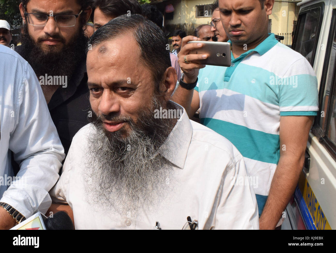 THANE, INDIA - NOVEMBER 22: Saquib Nachan, the 2003 Mulund train bomb ...