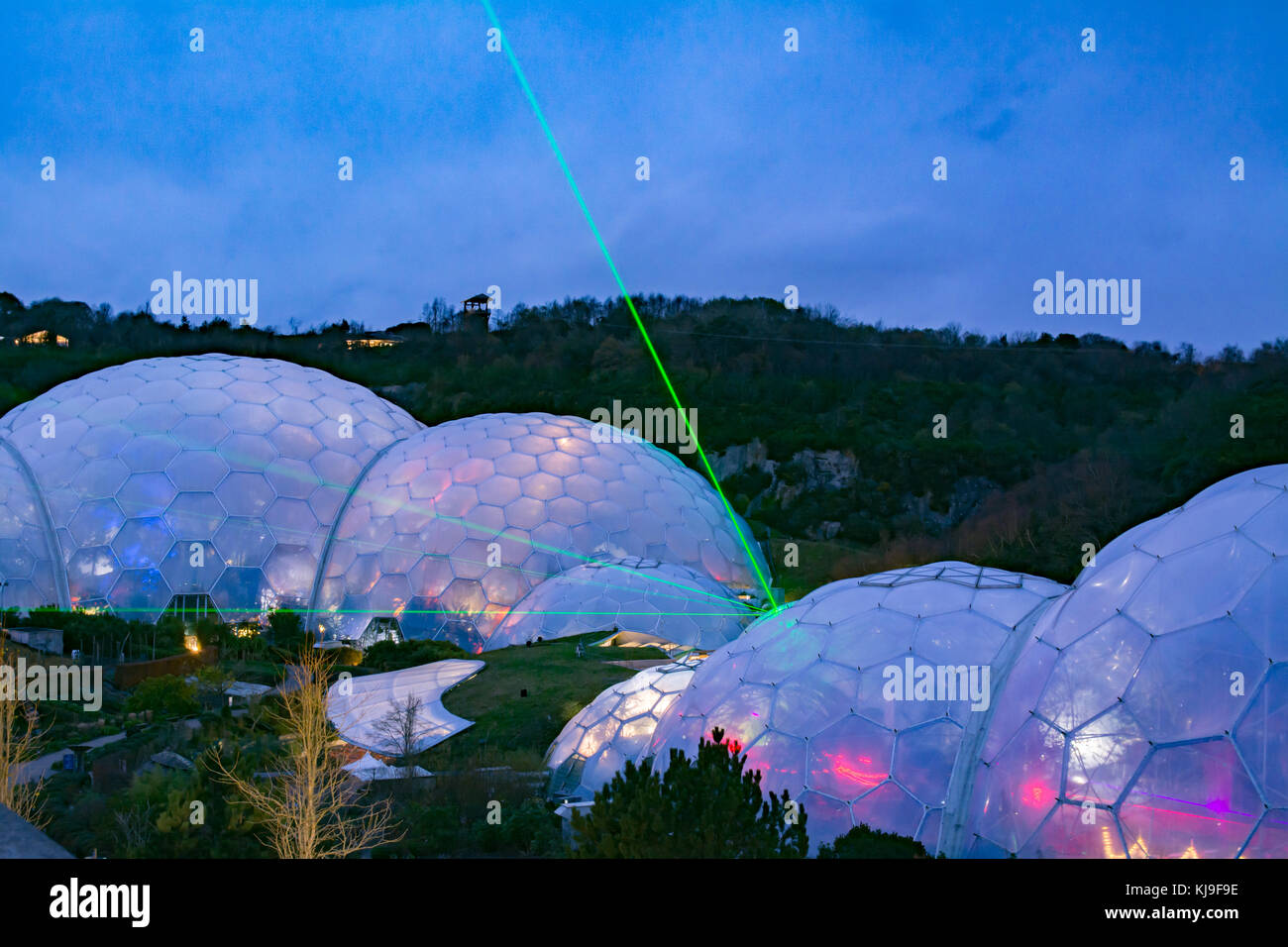 Eden Project, Cornwall, UK. 23rd Novembver 2017. The festival of light ...