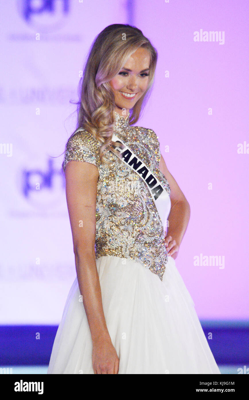 Las Vegas, Nevada, USA. 23rd Nov, 2017. Miss Universe Canada Lauren ...