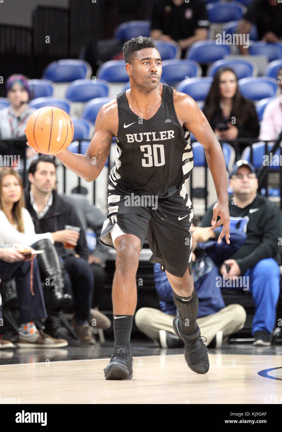November 23, 2017: Butler Bulldogs forward Kelan Martin (30) during the ...
